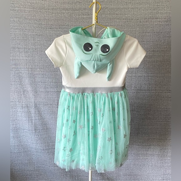 Star Wars | Dresses | Star Wars Girls Grogu Baby Yoda Dress | Poshmark